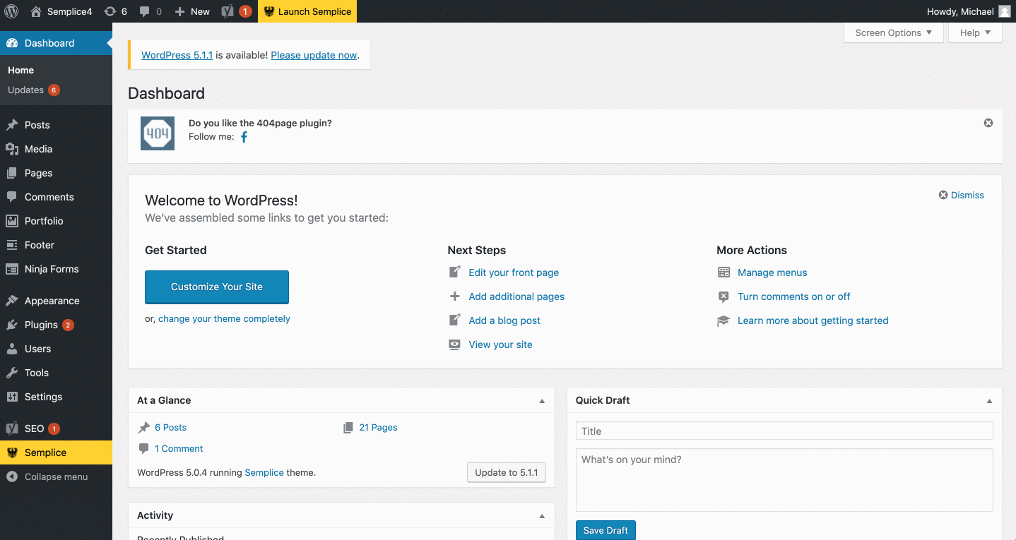 Troubleshooting: Semplice will not launch (Blank Screen) – Semplice