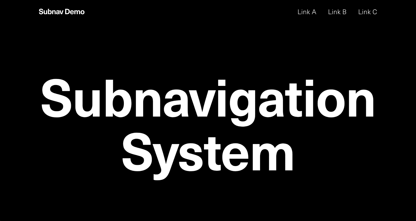 Creating a sub-navigation / dropdown menu / subnav system – Semplice